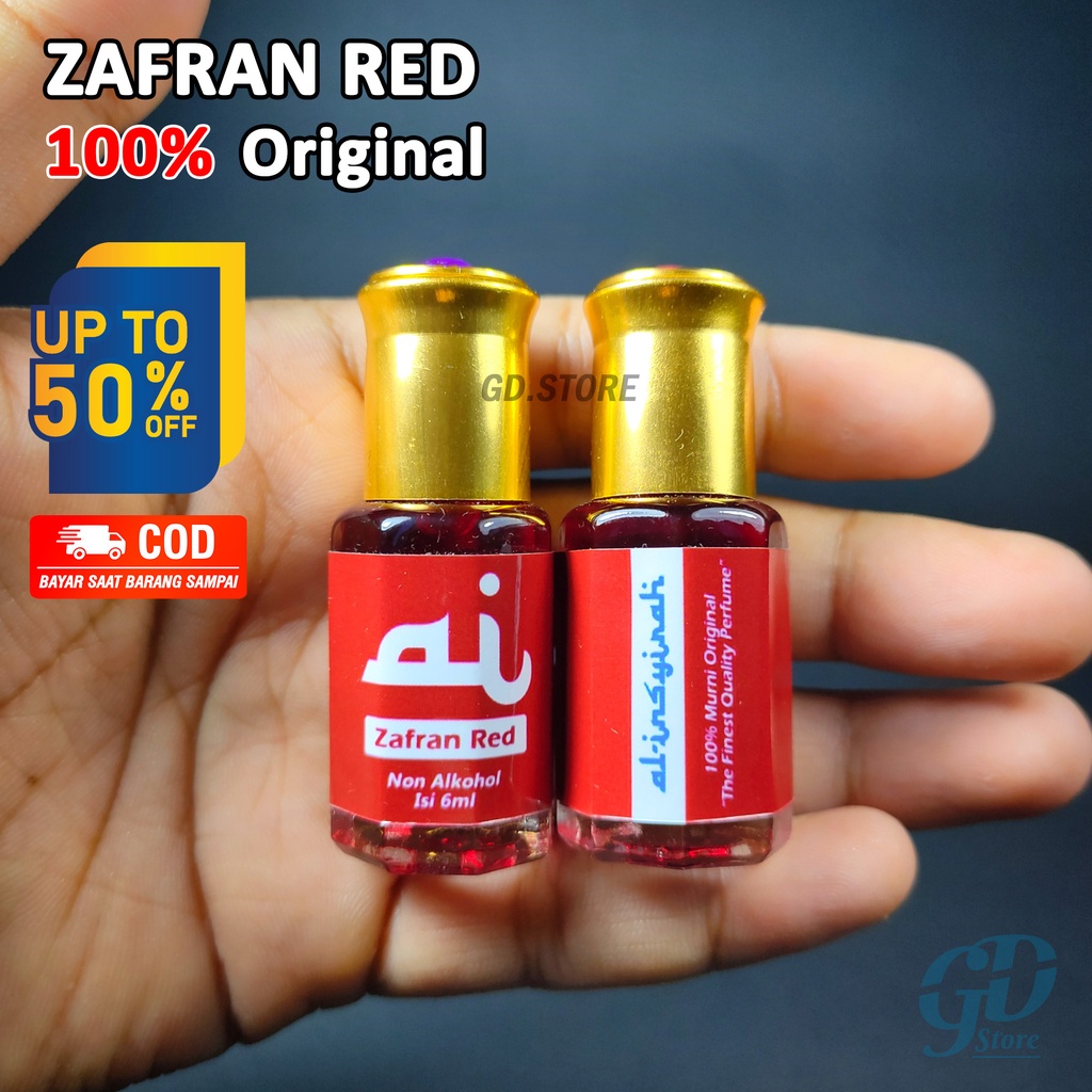 Jual Jafaron Merah Minyak Zafran Red Original Parfum Red | Murrni Non ...