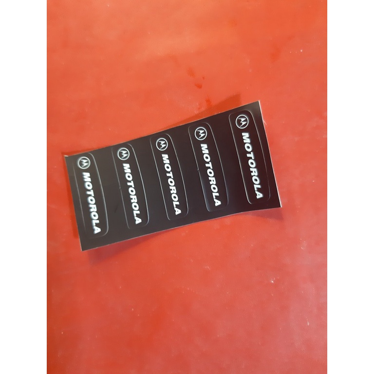 Jual Stiker Ht Motorola GP338 Label Motorola Gp 328 Anti sobek Sticker ...