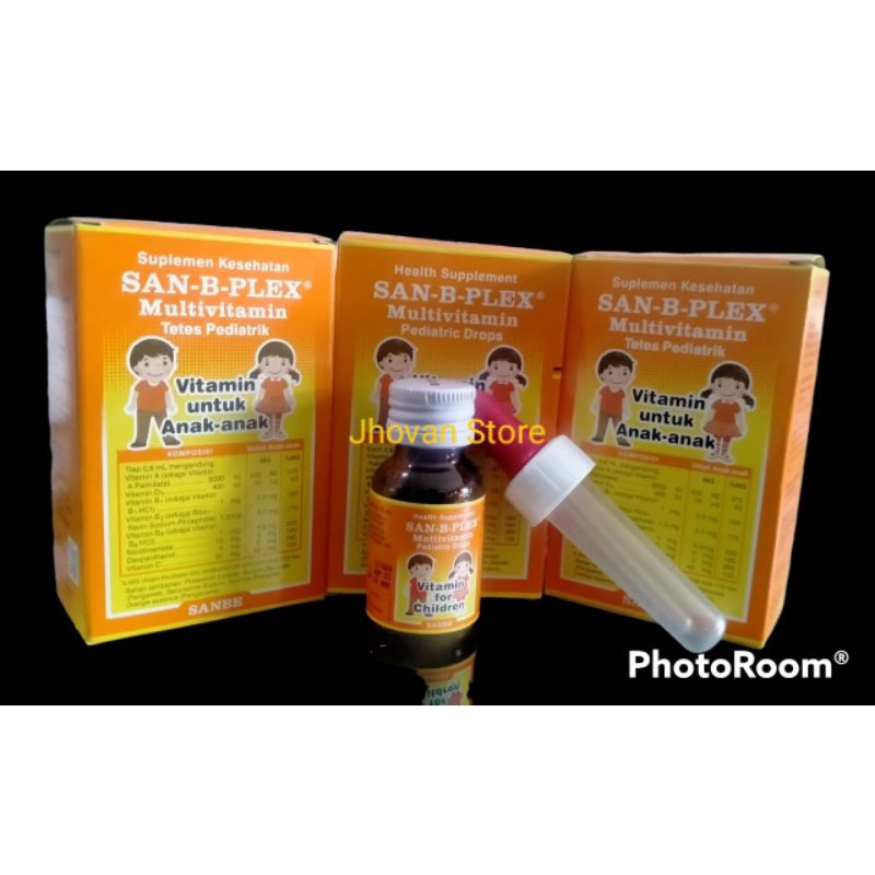 Jual SAN-B-PLEX 15ml, Suplemen untuk Daya tahan tubuh & nafsu makan ...