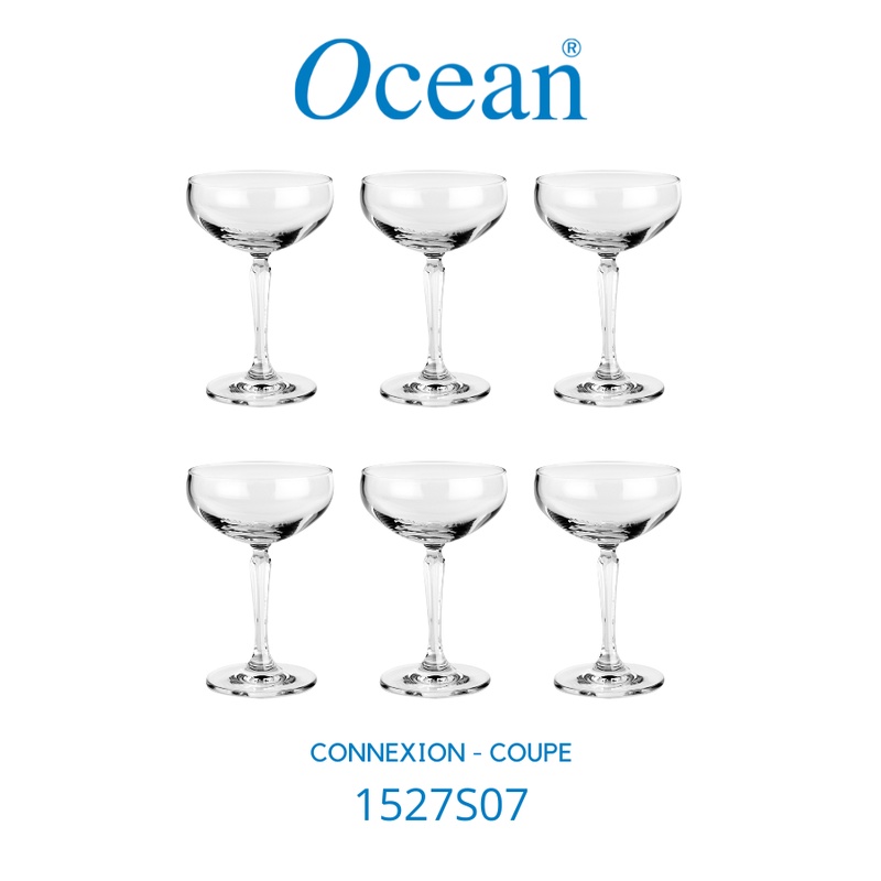 Jual OCEAN GLASS - CONNEXION COUPE 7 OZ ( 215 ML ) | Shopee Indonesia