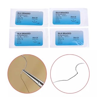 Jual Halodent Dental Surgical Suture Benang + Jarum Jahit Hecting ...