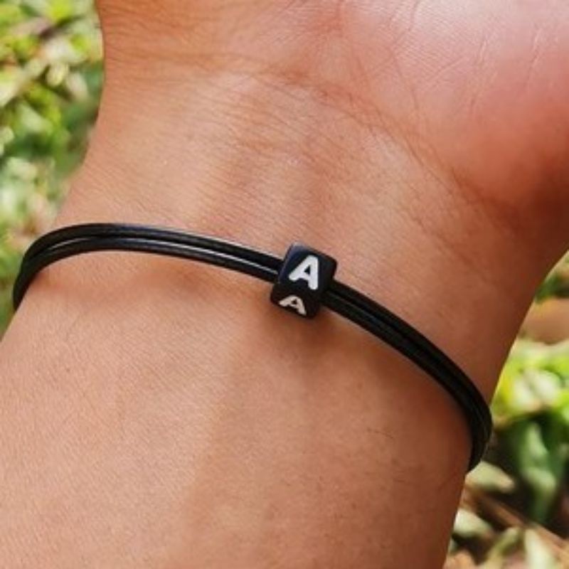 Jual GELANG INISIAL MURAH | GELANG INISIAL | INISIAL NAMA | TALI KOREA ...