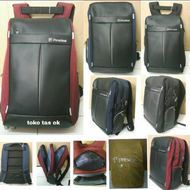 Jual TAS RANSEL PRESIDENT ORIGINAL 1853 | Shopee Indonesia