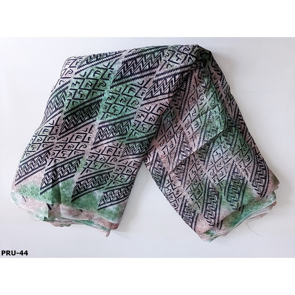 Jual Kain Tenun Dobby Batik Bugis Makassar Gradasi Hijau - Tenun ...