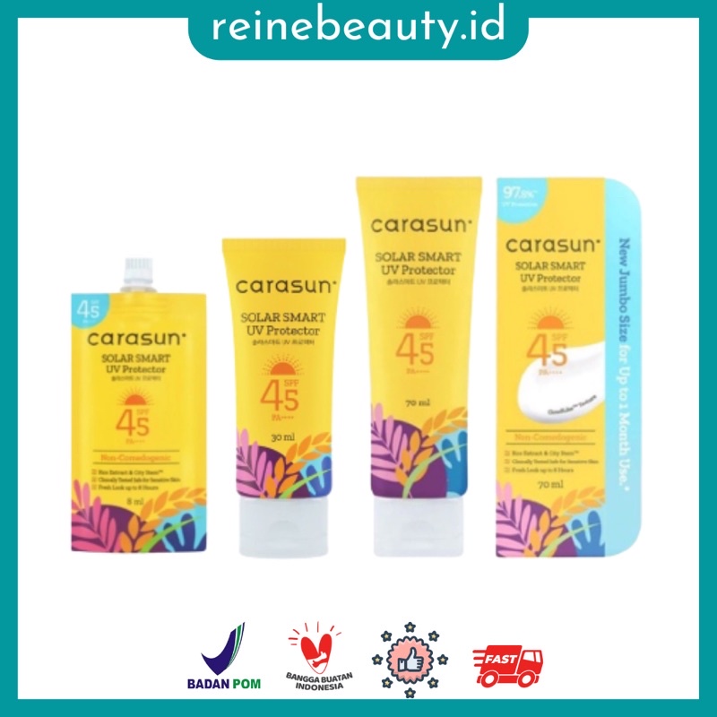 Jual CARASUN Solar Smart UV Protector SPF 45 PA++++ | Shopee Indonesia