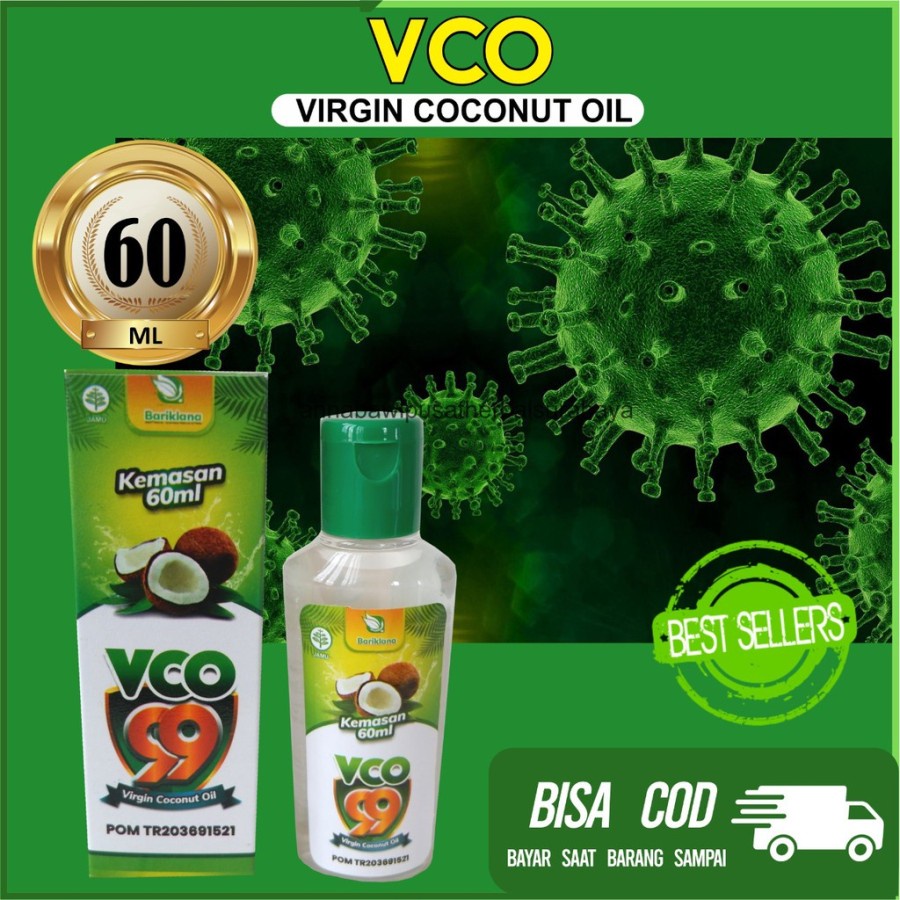 Jual VCO Bariklana 99 Minyak Kelapa Murni Isi 60ml | Shopee Indonesia