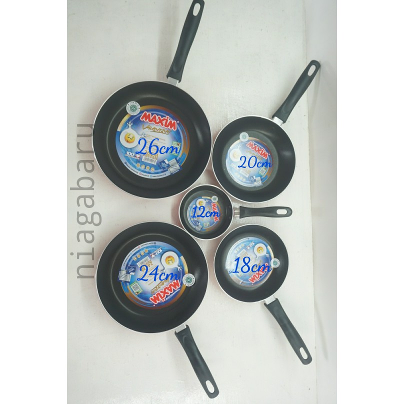 Jual Teflon maxim Penggorengan 12 cm Maxim Valen Tino Frypan | Shopee ...