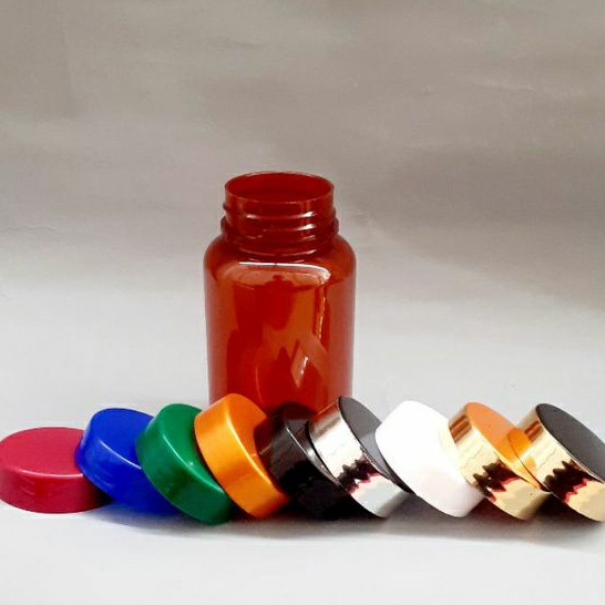 Jual Botol Wadah OBAT 145 ML COKLAT PET N36 untuk wadah vitamin kapsul ...