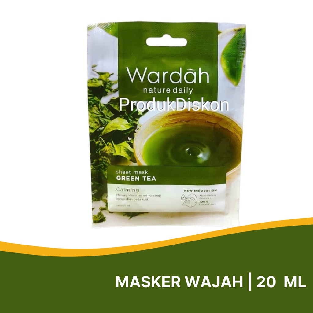 Jual WARDAH Nature Daily Sheet Mask 20 ML - Masker Wajah | Shopee Indonesia