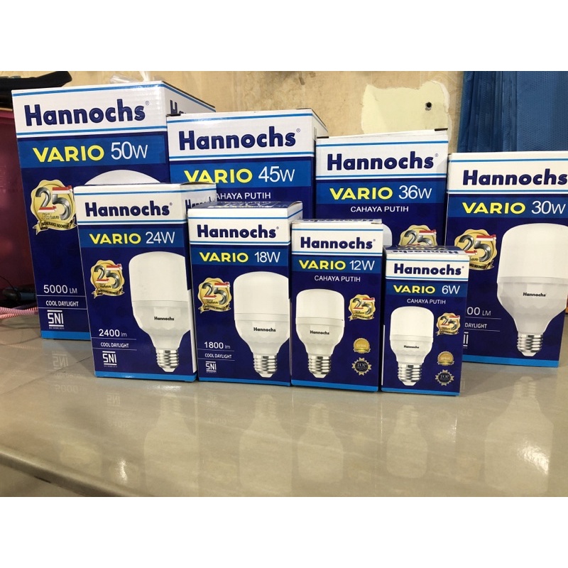 Jual Hannochs Lampu led Vario 6watt - 50watt | Shopee Indonesia