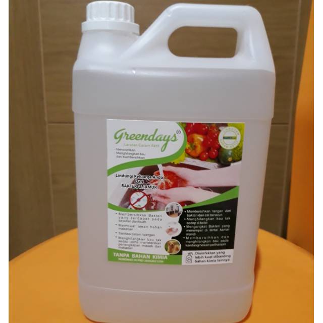 Jual Cairan Desinfektan NaOCl isi 2 liter Tanpa bahan kimia Foodgrade ...