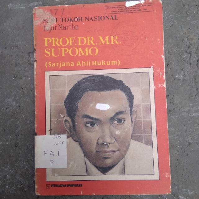 Jual Prof Dr Soepomo Sarjana ahli hukum , Bacaan anak lawas Indonesia ...