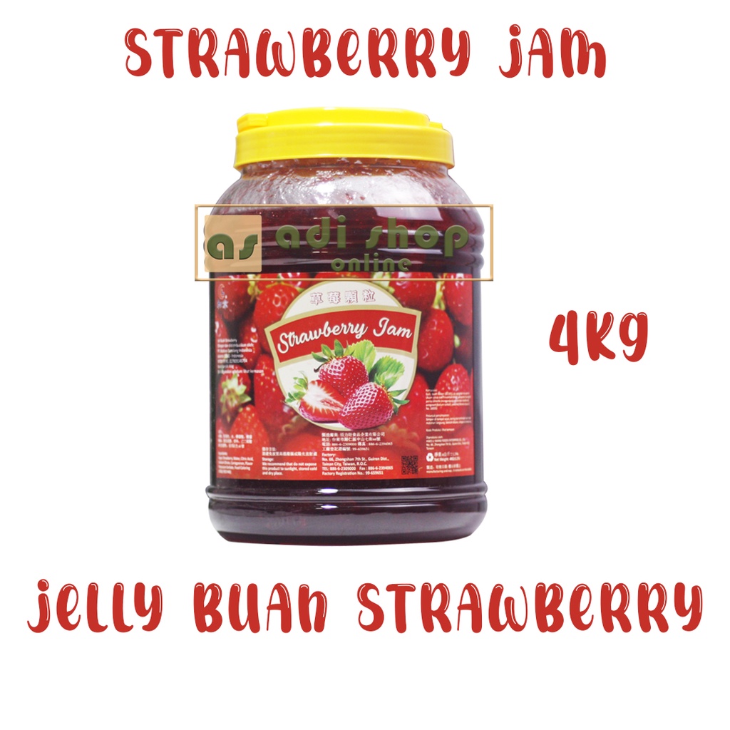 Jual STRAWBERRY JAM | SELAI STRAWBERRY | SELAI JELLY BUAH STRAWBERRY ...