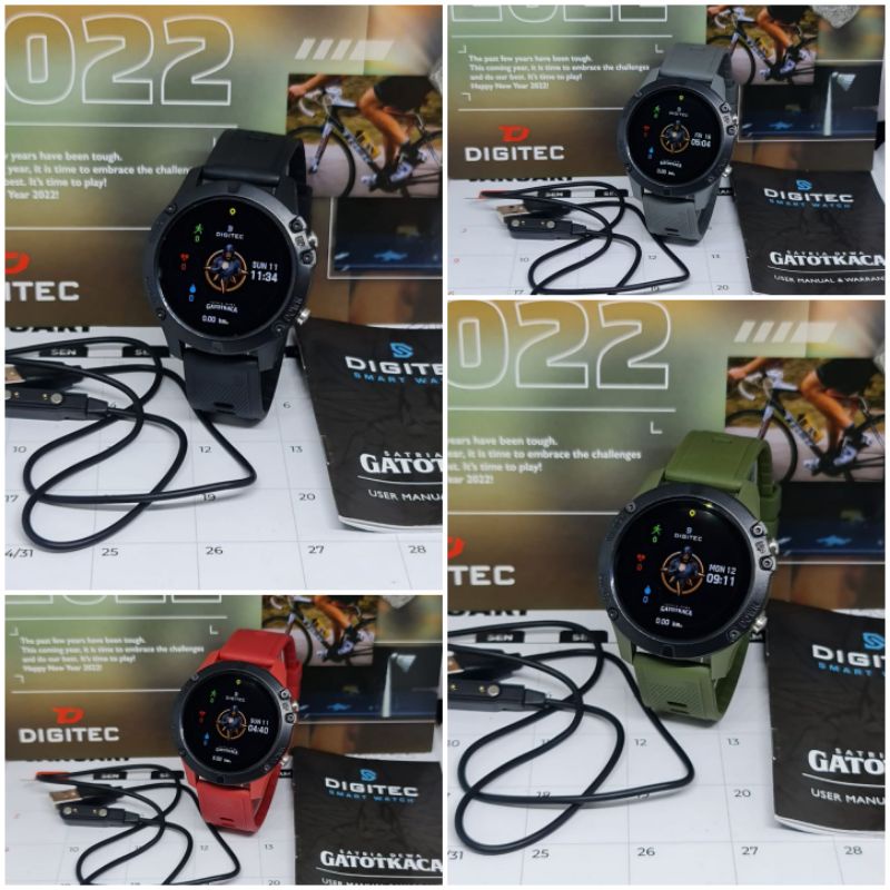 Jual Jam Tangan Smartwatch Pria Digitec Gatotkaca Original GARANSI ...