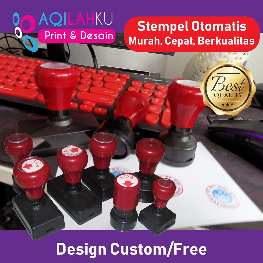 Jual stempel, stempel custom, stempel nama, stampel custom, stempel ...
