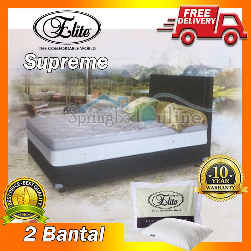 Jual Springbed Elite Serenity Supreme 120x200 Plush Top Full Set