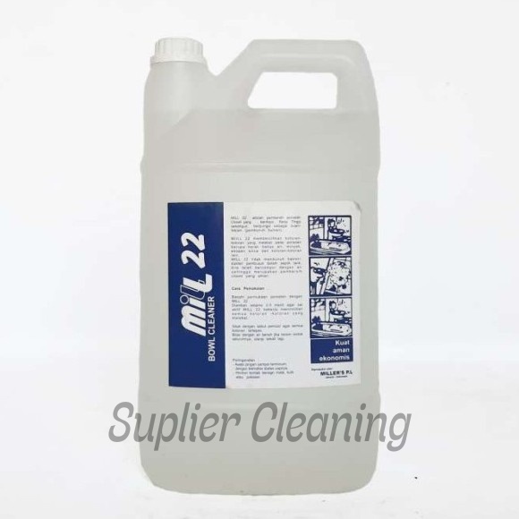 Jual Bowl Cleaner Mill Cairan Pembersih Kamar Mandi & Porselen 4 Liter ...