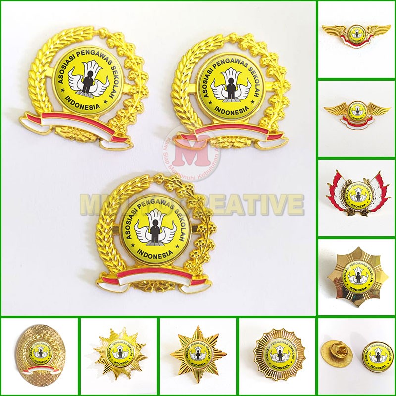Jual Pin Apsi Pin Bros Wing Logo Asosiasi Pengawas Sekolah | Shopee ...