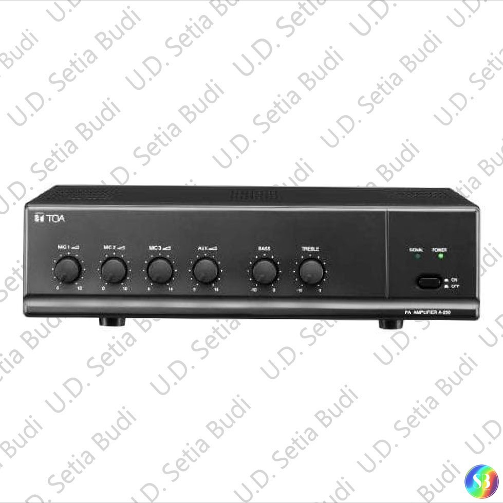 TOA Mixer Amplifier ZA-230W Asli dan Bergaransi | Shopee Indonesia