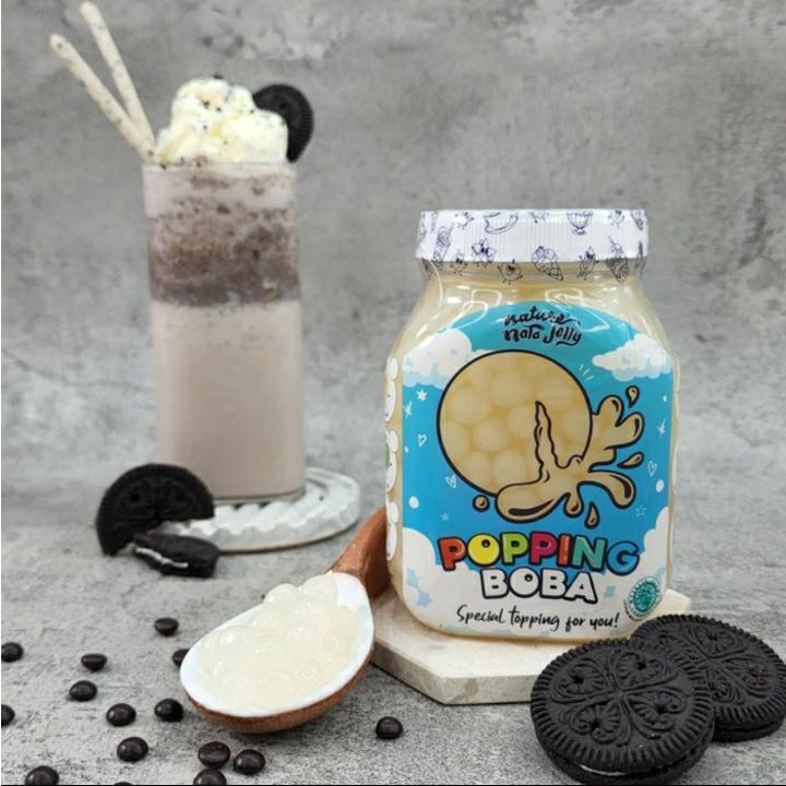 Jual Nata jelly popping Cookies & Cream/Oreo poping Bobba boba bubble ...