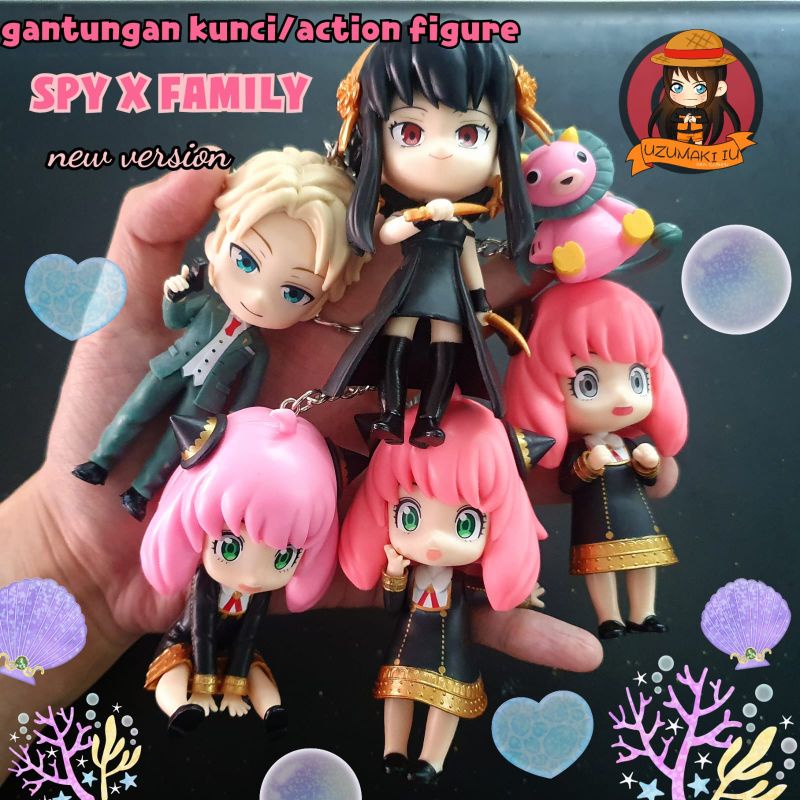 Jual new version gantungan kunci/action figure anime spy x family ...