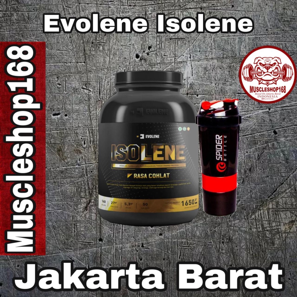 Jual ISOLENE 50 Serving 1650gr gram Isoline Evolene Whey Protein ...