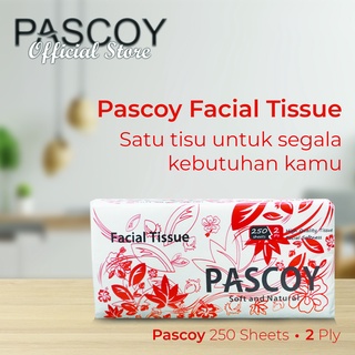 Jual FACIAL TISSUE / TISU WAJAH PASCOY 250 SHEETS / TISSUE PASCOY ...