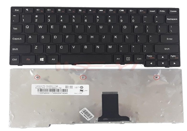 Jual Keyboard Lenovo IdeaPad E10-30 S205 S10-3 S10-3S S105 S100 Hitam ...