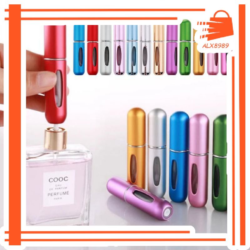 Jual Botol Parfum Isi Ulang / Botol Parfum Travel Refillable Atomizer Spray 5ml / Botol Parfum ...