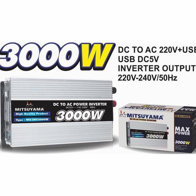 Jual Power Inverter Mitsuyama Ms 3000 Watt-Rubah Arus Dc Menjadi Ac Ms ...