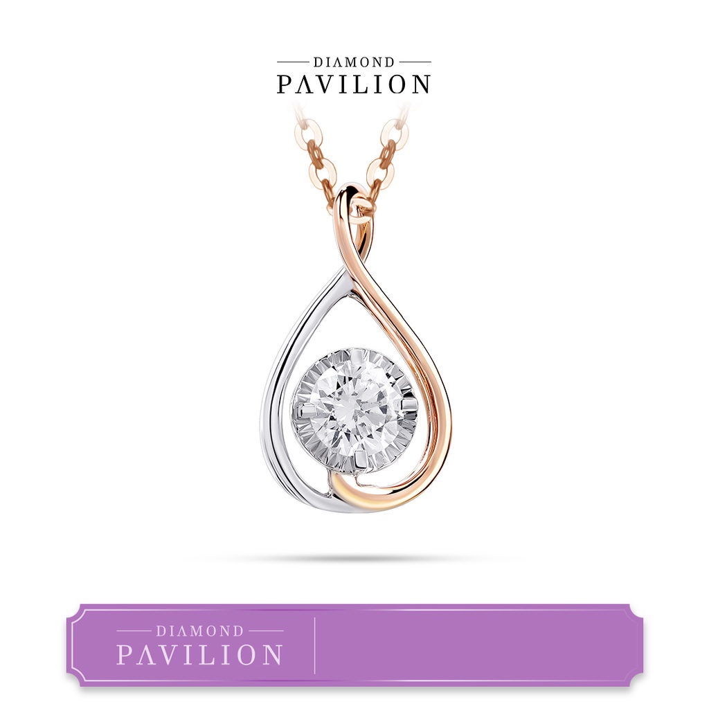 Jual Diamond Pavilion Liontin Emas Batu Berlian Kavya Pendant | Shopee ...