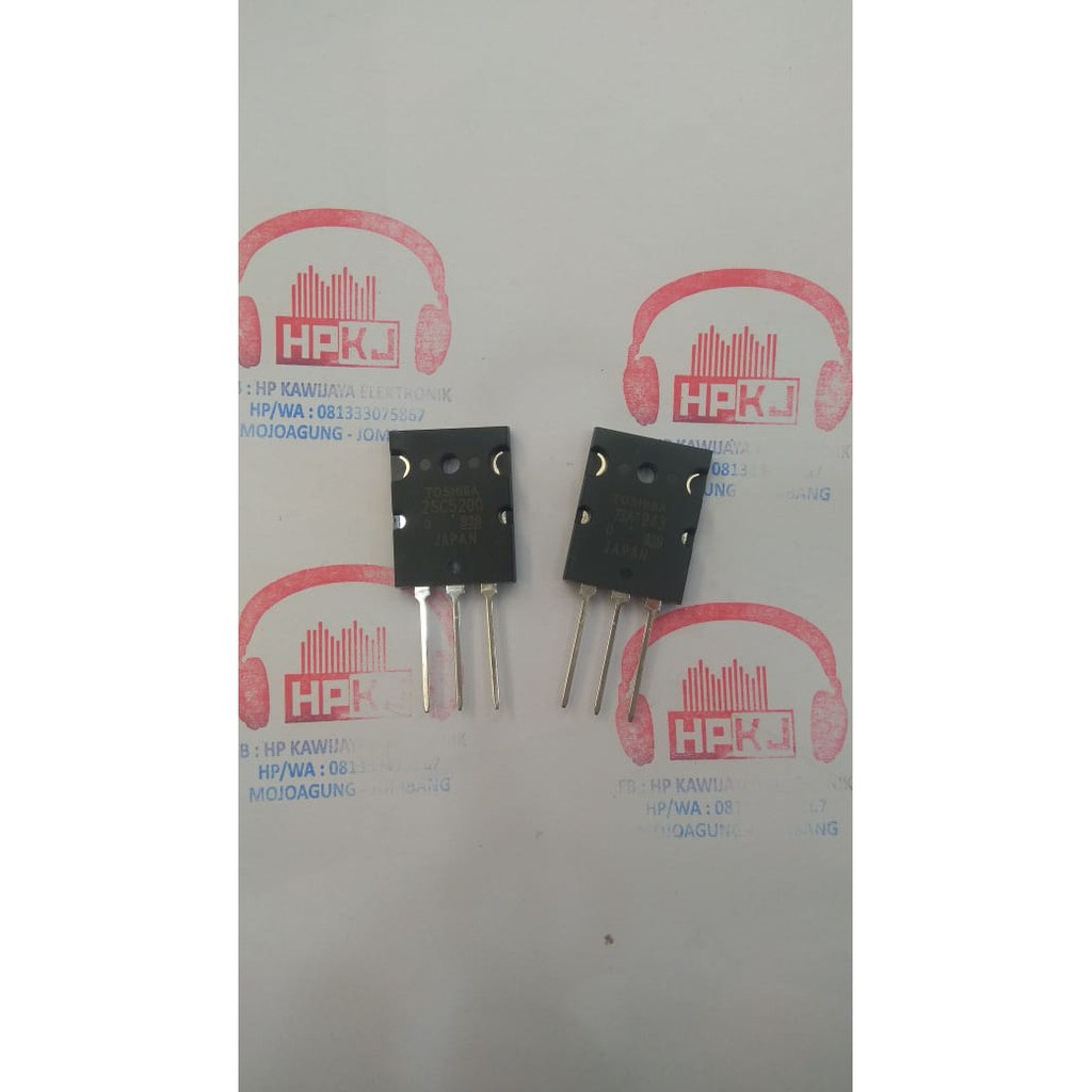 Transistor Final Toshiba 2sc5200 2sa1943 2SC 5200 & 2SA 1943 JAPAN ...