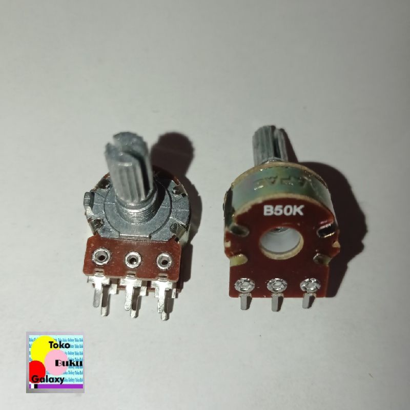 Jual Potensio Stereo B50k ohm 50 k Ohm | Shopee Indonesia