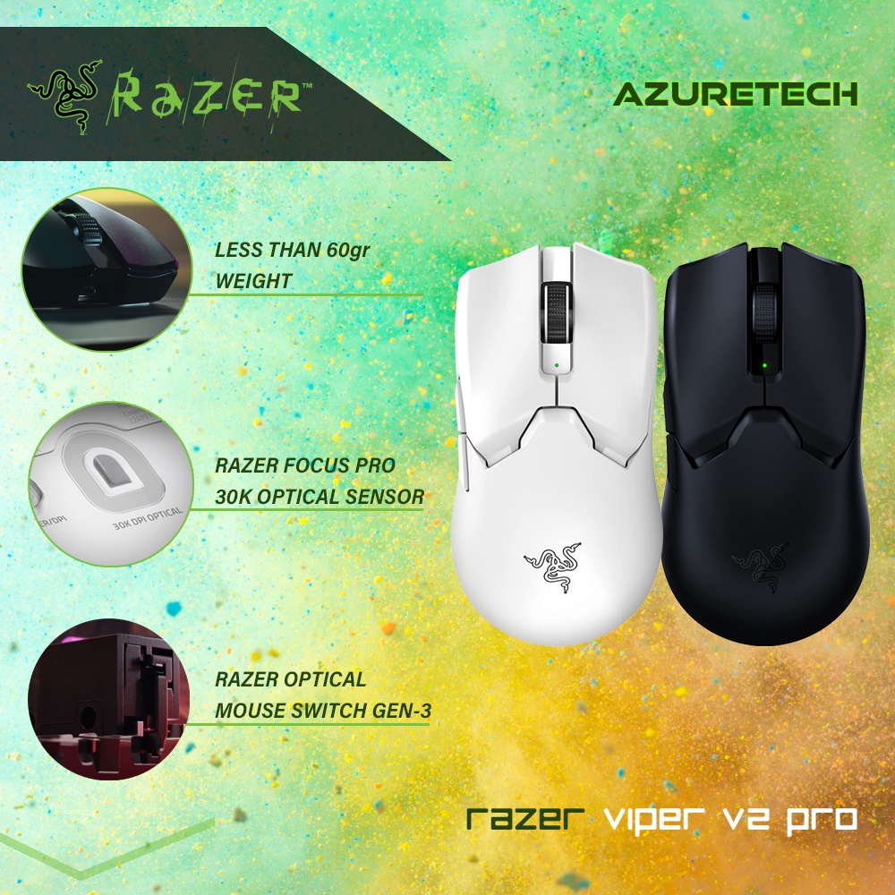 Jual Razer Viper V2 PRO Hyperspeed Ultra-Lightweight Wireless Gaming ...