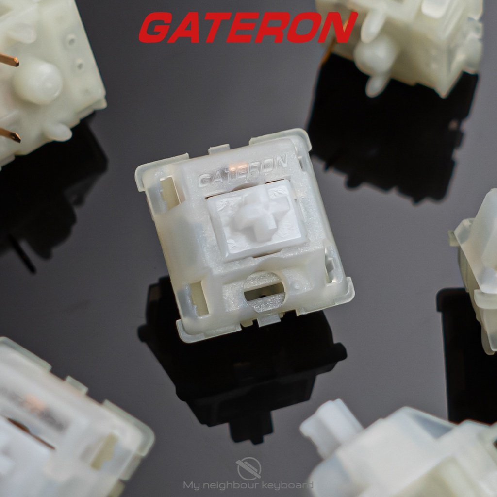 Jual GATERON KS-3X1 Milky White Linear Switch 5-Pin PCB Mechanical ...