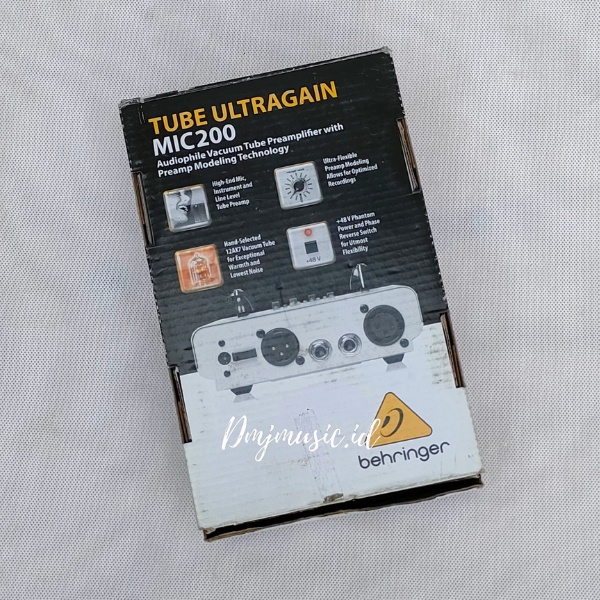 Jual Behringer Mic200 / Mic 200 Audiophile Vacuum Tube Preamp With ...