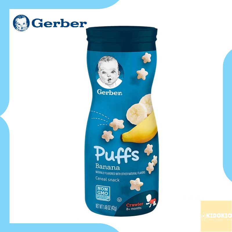 Gerber Graduates Puff Banana 42 gram / Snack Bayi / Baby Snack / Puff ...
