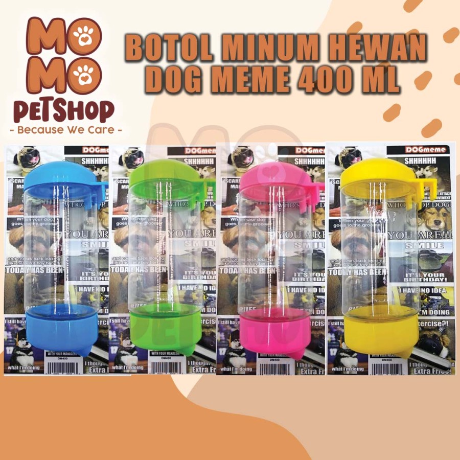 Jual Botol Minum Kucing, Kelinci dan Dog Meme Bottle 400ml | Shopee ...