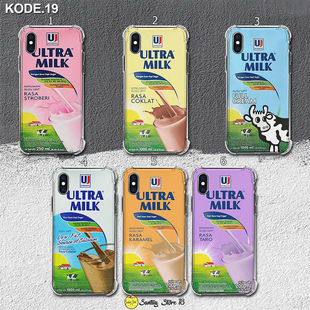 Jual Custom Case Anti Crack Fuze 2D Ultra Milk Untuk All Type Kode 19 ...