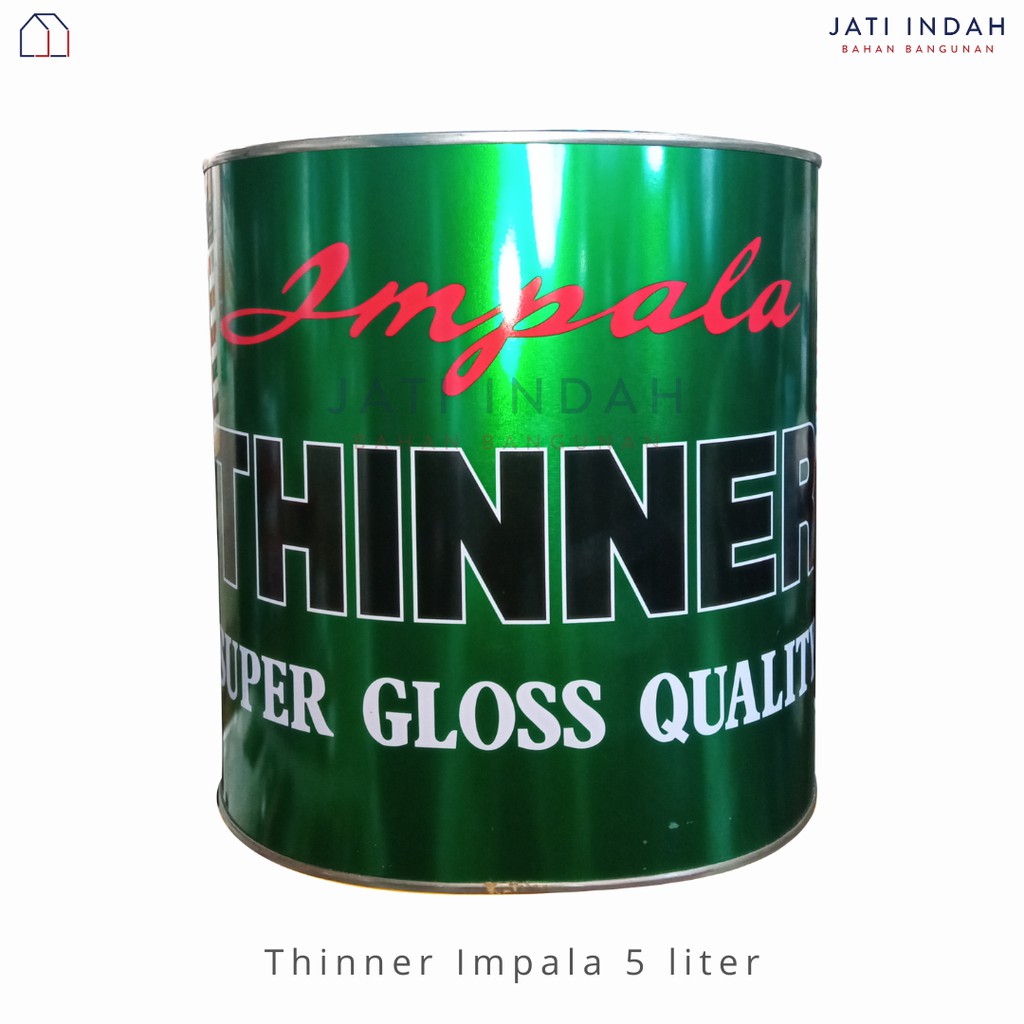 Jual Thinner Impala 5 Liter | Thiner | Tiner | Tinner Pengencer Cat Minyak | Shopee Indonesia