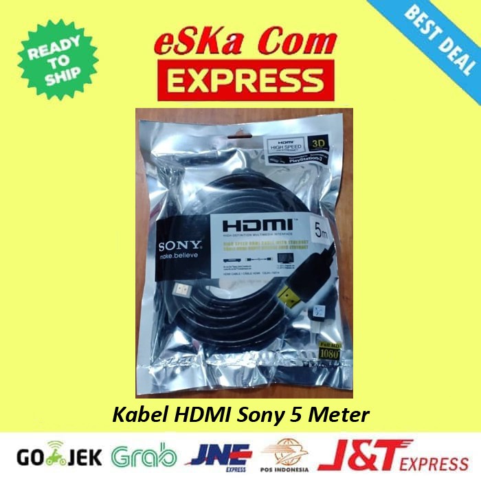 Jual Kabel HDMI 5m SONY - Hdmi Cable 5 Meter | Shopee Indonesia