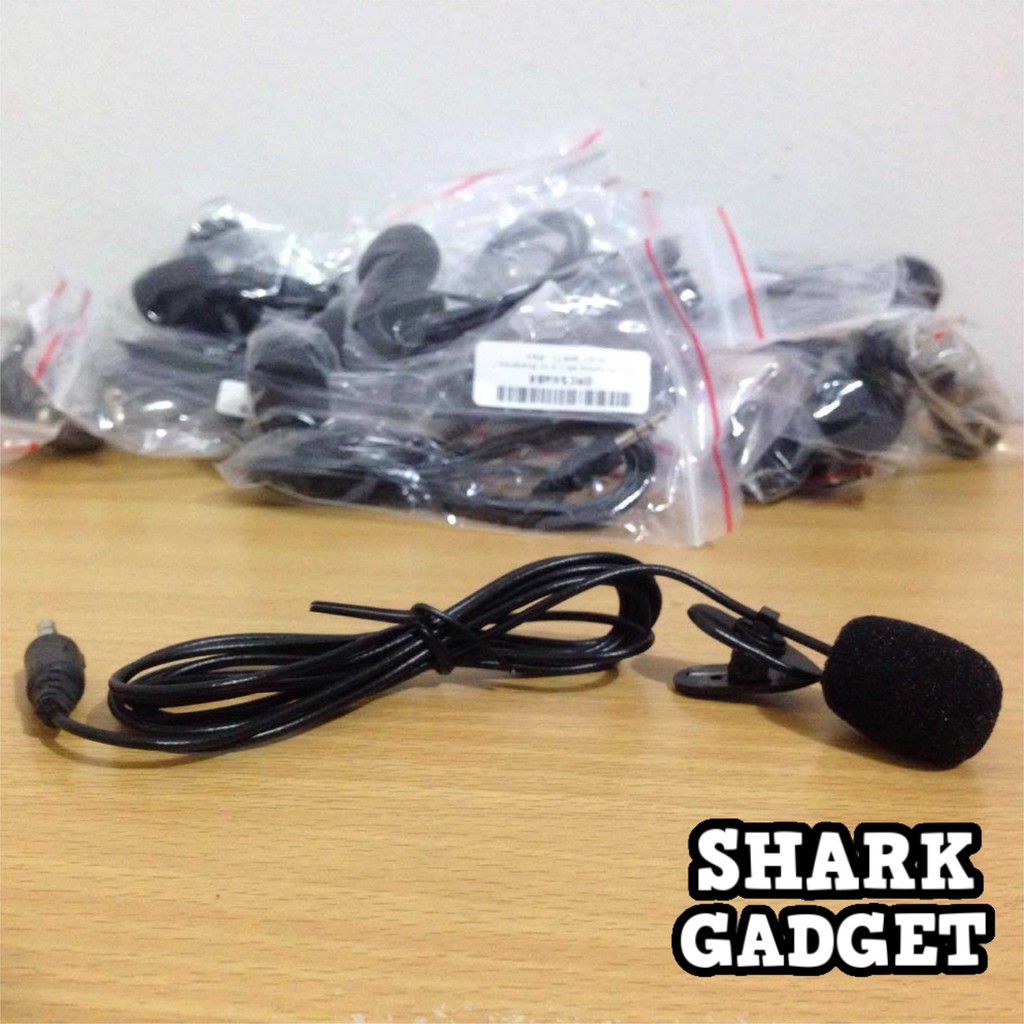 Jual Microphone Mic Clip On External for Hp / Laptop ( Mic jepit Kabel ...