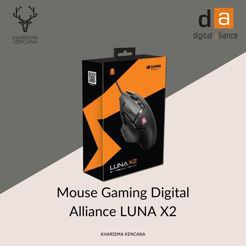 Jual Mouse Gaming Digital Alliance LUNA X2 Shopee Indonesia