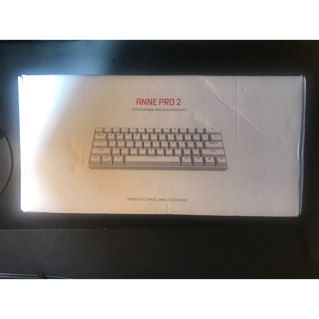 Jual Anne Pro 2 White (Switch Brown) BNIB Mechanical Keyboard | Shopee ...