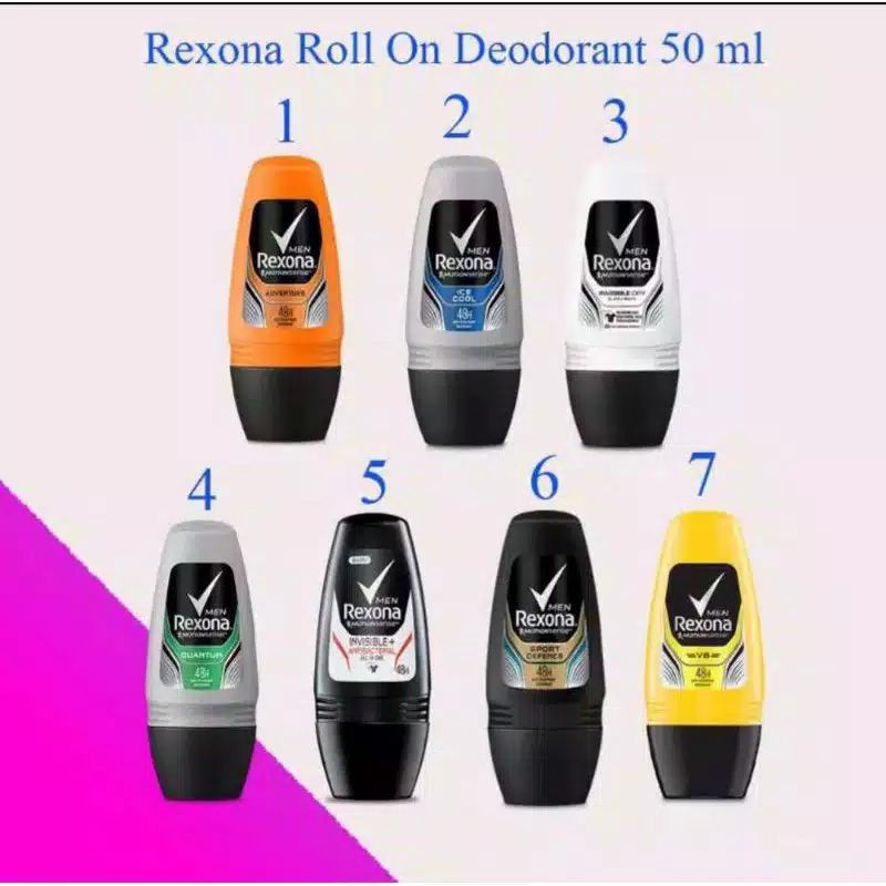 Jual rexona rool on 50ml all varian Indonesia|Shopee Indonesia