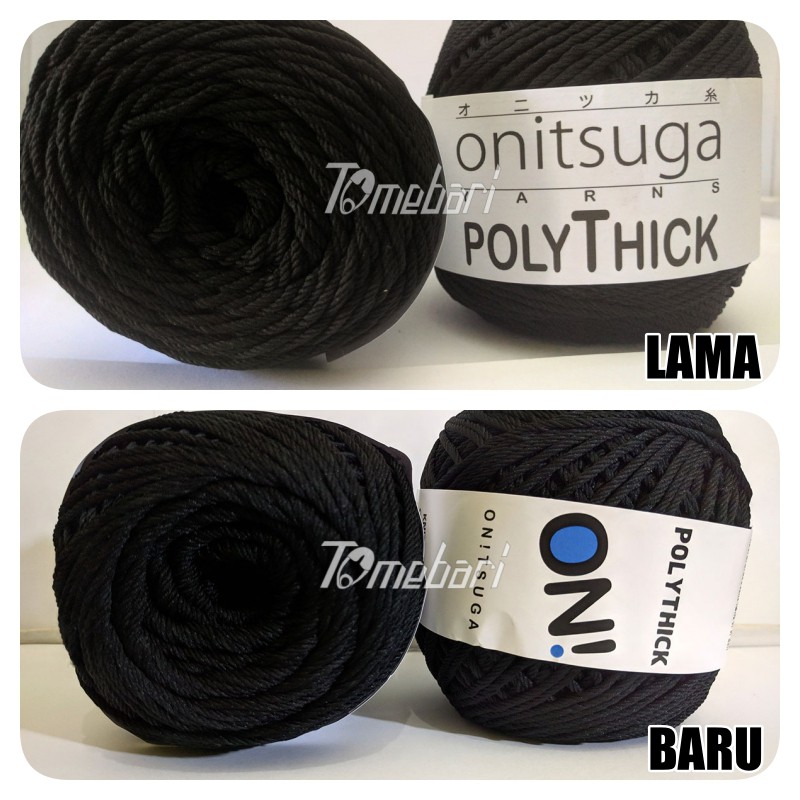 Jual BENANG RAJUT POLYTHICK POLYCHERRY HITAM / BLACK (PT-HTM) | Shopee ...