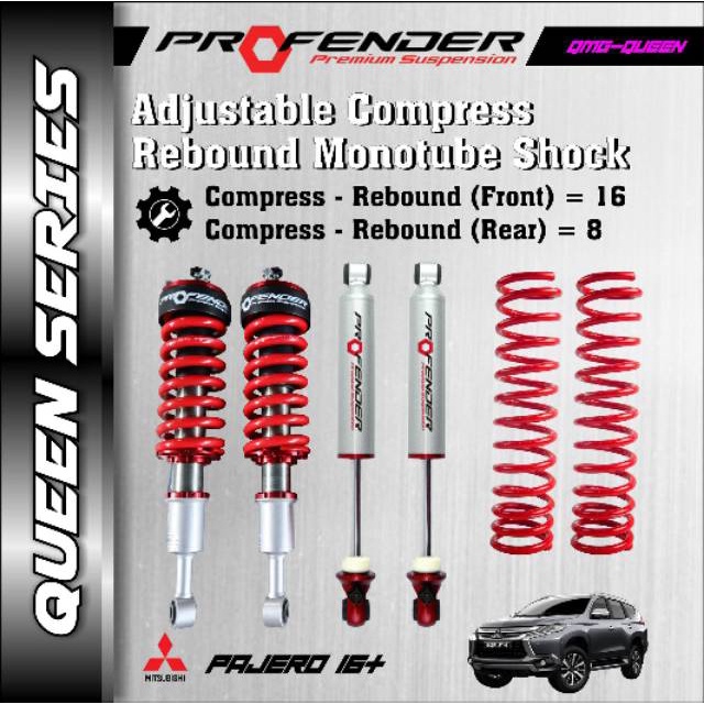Jual PROFENDER Queen Series Pajero 16+ non Reservoir | Shopee Indonesia