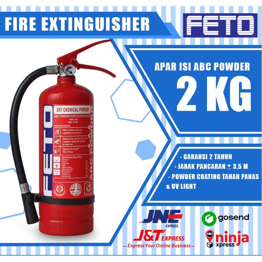 Jual Alat Pemadam Kebakaran (APAR)2KG - FETO | Shopee Indonesia