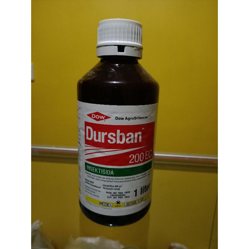 Jual DURSBAN 200 EC 1 LITER | Shopee Indonesia