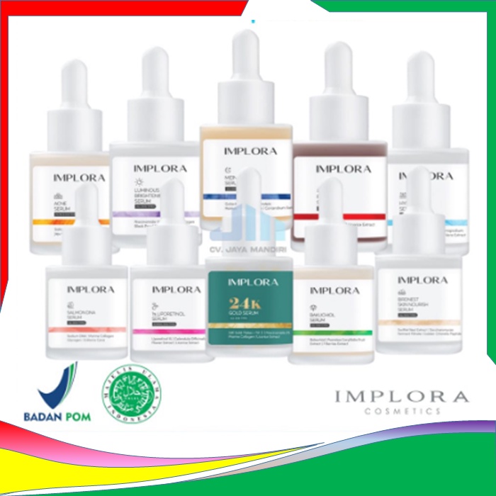 Jual Implora Serum Wajah, implora Ori (New 24K Gold Serum) | Shopee ...